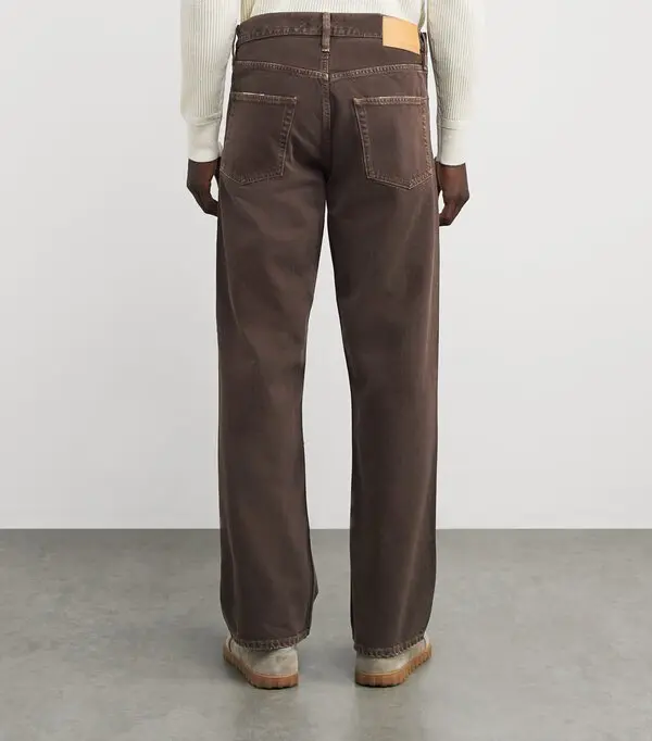 SUNFLOWER Garment-dyed Loose Jeans