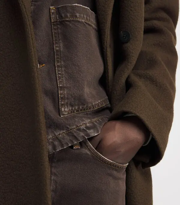 SUNFLOWER Garment-dyed Loose Jeans