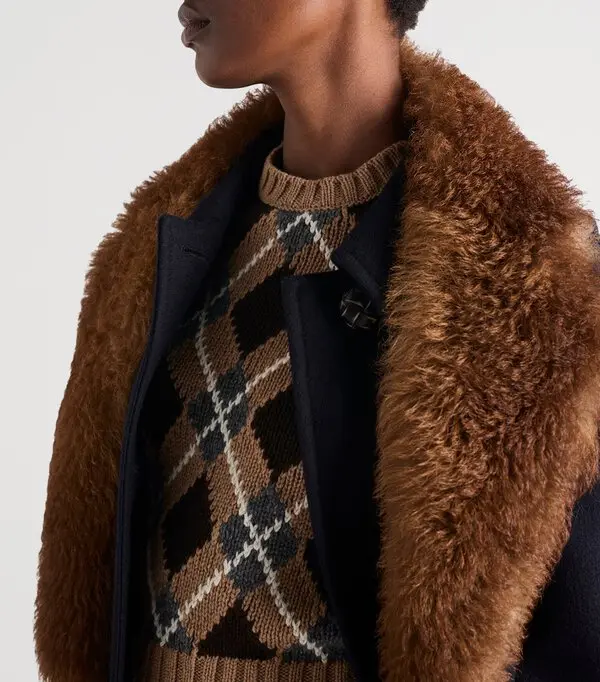 Prada Cashmere Argyle Sweater