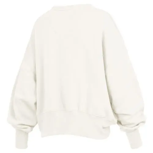 PRESSBOX Oklahoma Sooners Chelsea Oversized Pullover Sweatshirt