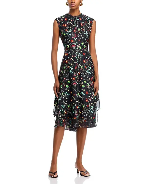 3.1 Phillip Lim Bliss Silk Floral Dress