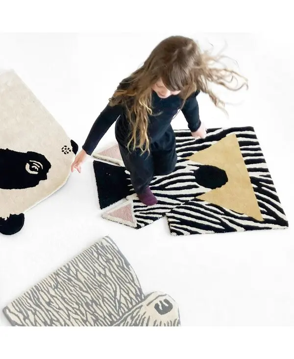 EO PLAY Zebra Rug