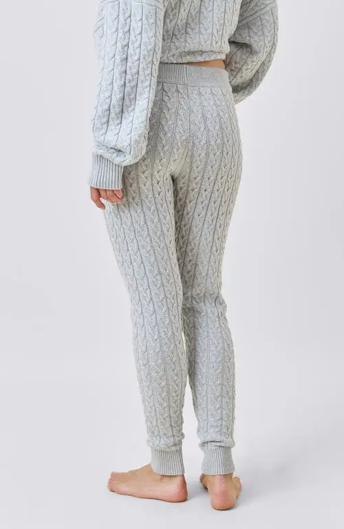 PAPINELLE Cable Knit Pajama Pants