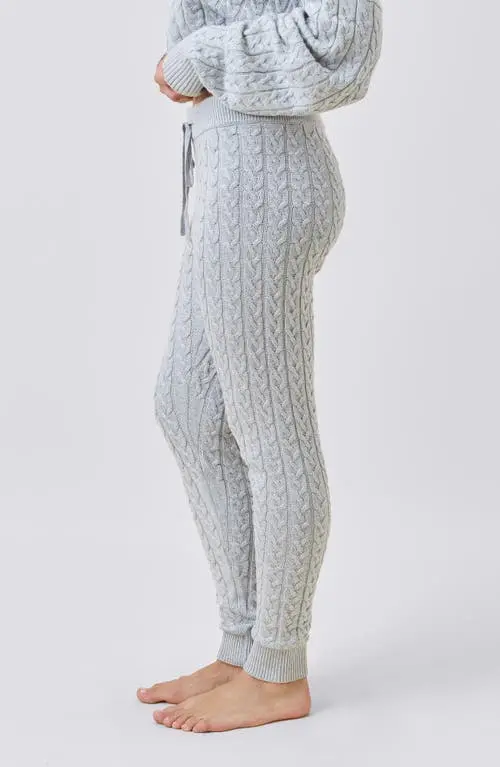 PAPINELLE Cable Knit Pajama Pants