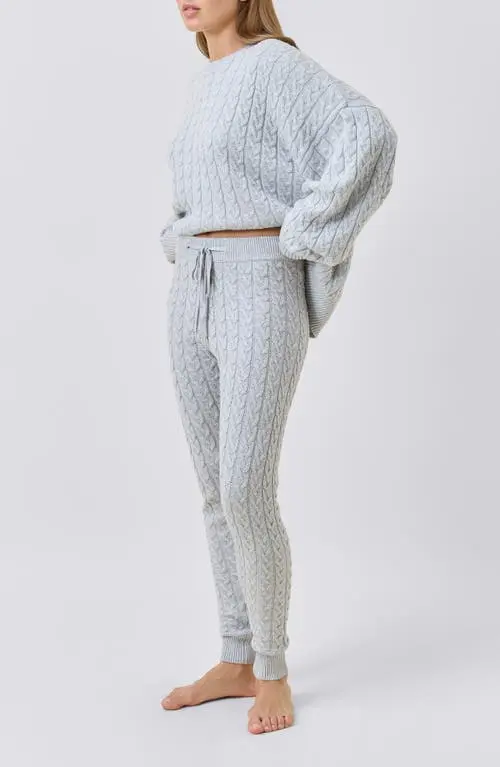 PAPINELLE Cable Knit Pajama Pants