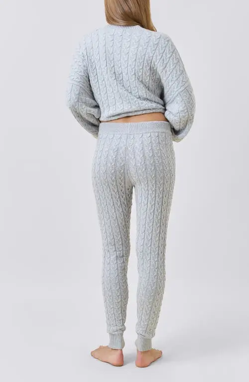 PAPINELLE Cable Knit Pajama Pants