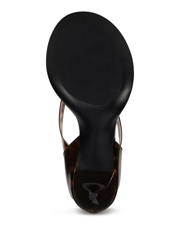 Jeffrey Campbell Rhian Suede Thong Pumps - Tortoise