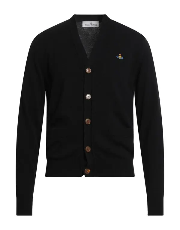 VIVIENNE WESTWOOD Wool Cashmere Cardigan - Black
