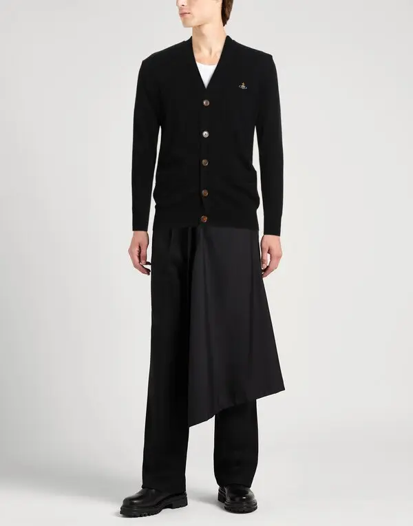 VIVIENNE WESTWOOD Wool Cashmere Cardigan - Black