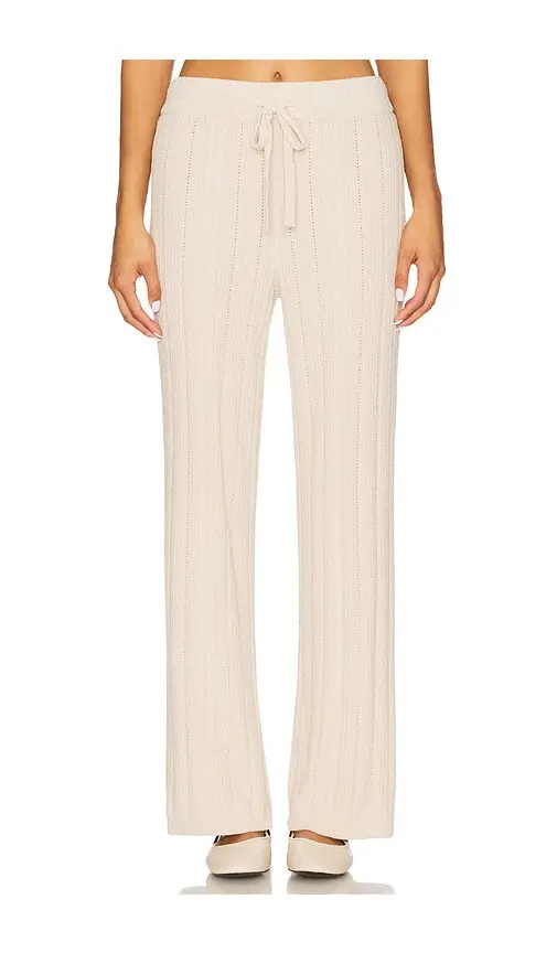 Barefoot Dreams Cozychic Ultra Lite Cable Knit Ankle Pant