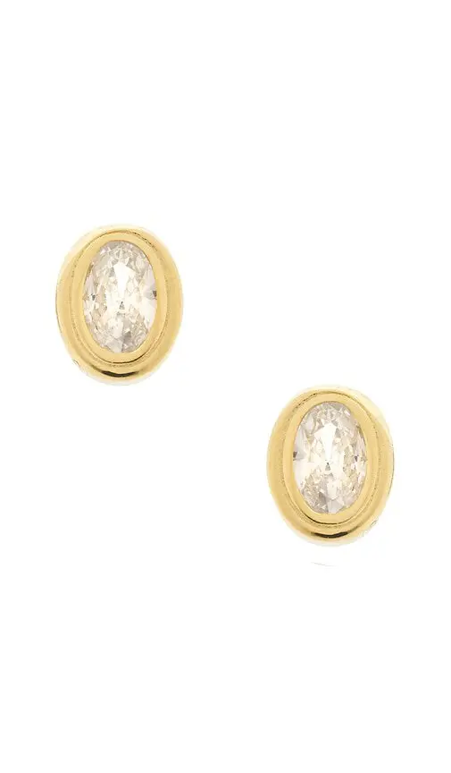 Shashi Regan Stud Earrings - Gold