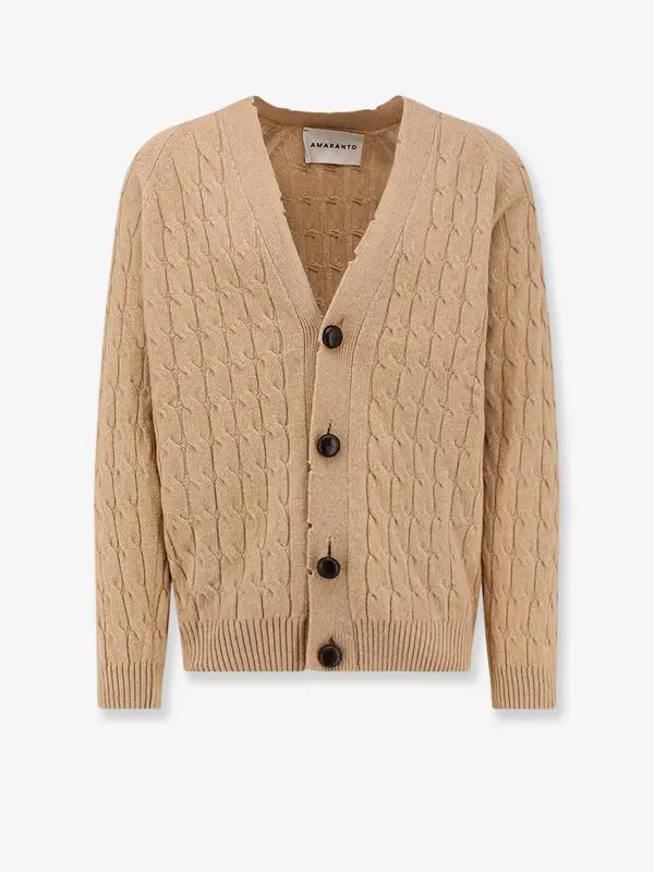 AMARANTO Wool And Cashmere Cardigan