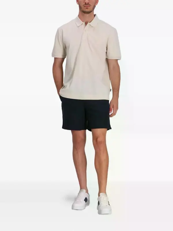 BOSS Logo-appliqué Straight Leg Shorts