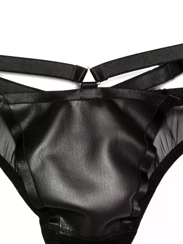 SOMETHING WICKED Mia Strappy Panelled Thong