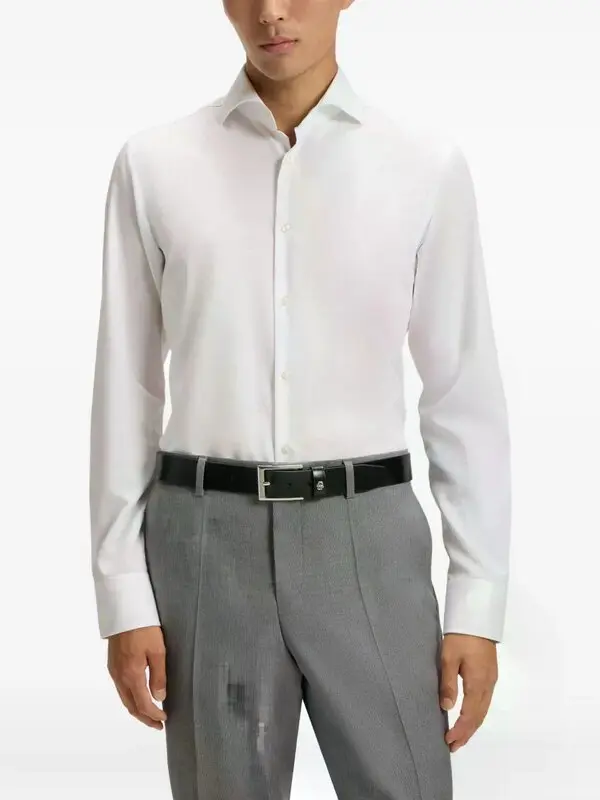 BOSS Cotton Shirt - White
