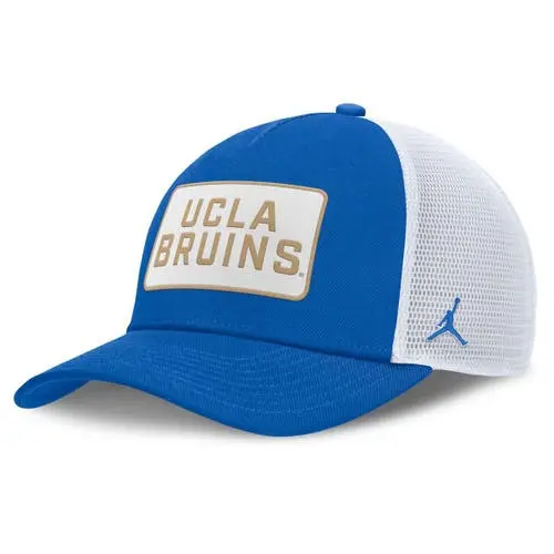 JORDAN BRAND Ucla Bruins 2025 On-field Rise Patch Trucker Adjustable Hat - Blue