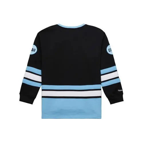 Mitchell & Ness Utah Mammoth Heritage Lace-up Pullover Sweatshirt