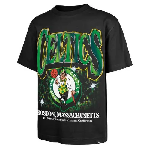 '47 Boston Celtics Past Champs Collection Flashbulb Foundation T-shirt