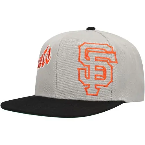 Mitchell & Ness San Francisco Giants Knock Out Panel Snapback Hat