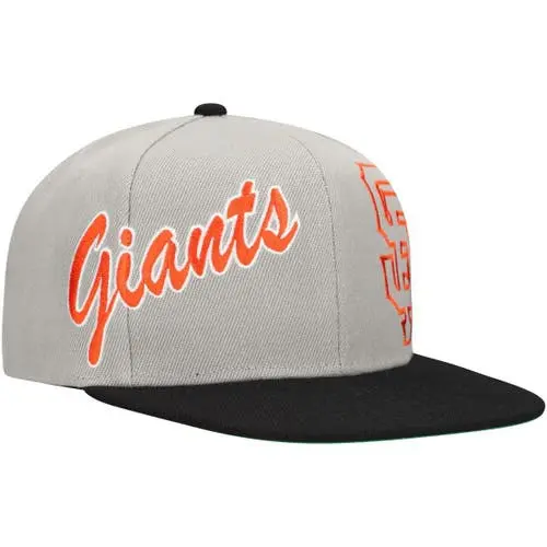 Mitchell & Ness San Francisco Giants Knock Out Panel Snapback Hat