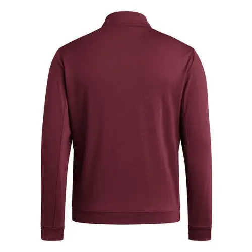 Adidas Mississippi State Bulldogs Elevated Tri-blend Quarter-zip Pullover