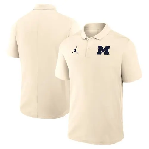 JORDAN BRAND Michigan Wolverines Primary Logo Victory Performance Polo