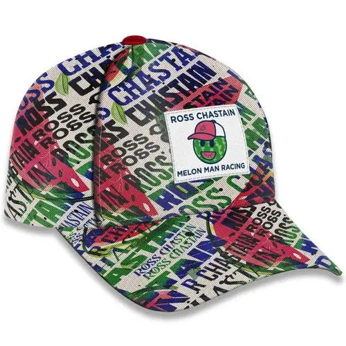 TRACKHOUSE RACING TEAM COLLECTION Ross Chastain Sublimated Melon Adjustable Cap