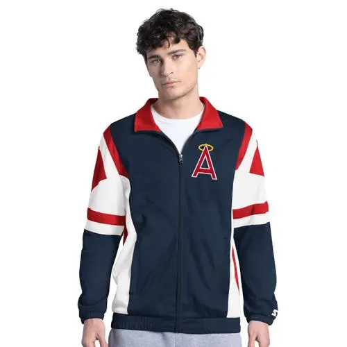 STARTER California Angels Contender Tricot Track Jacket
