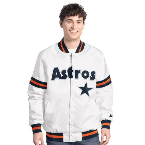 STARTER Houston Astros Cooperstown Scout Varsity Jacket