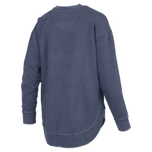 PRESSBOX Michigan Wolverines Westin Poncho V-neck Pullover Sweatshirt