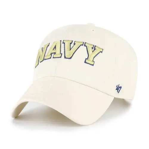 '47 Navy Midshipmen Clean Up Adjustable Cap - Sand