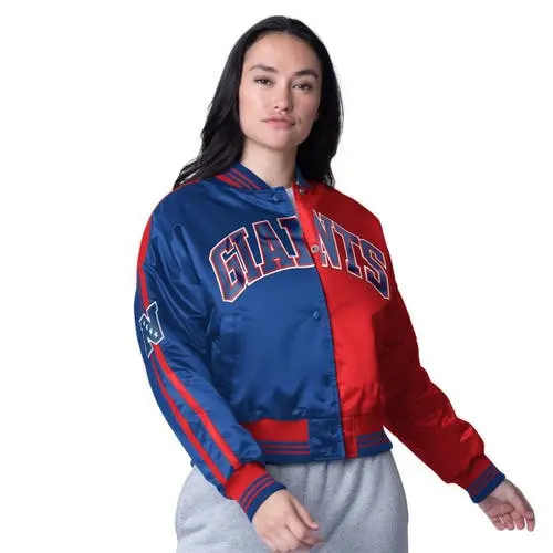 STARTER New York Giants Cropped Jacket