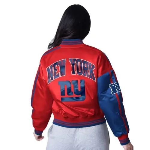 STARTER New York Giants Cropped Jacket