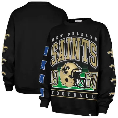 '47 New Orleans Saints Oversized Pullover Sweatshirt
