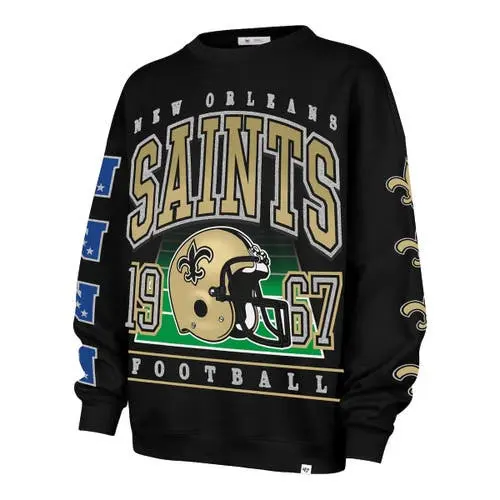 '47 New Orleans Saints Oversized Pullover Sweatshirt