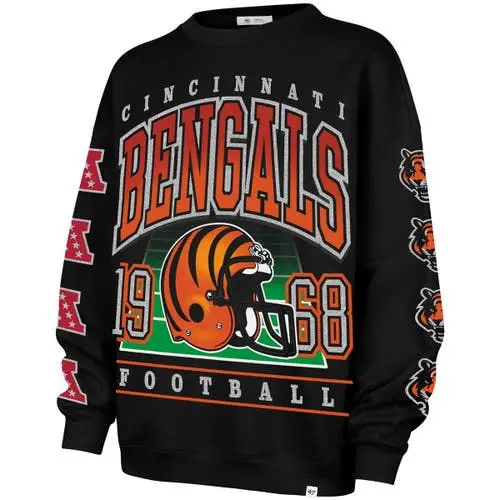 '47 Cincinnati Bengals Oversized Pullover Sweatshirt