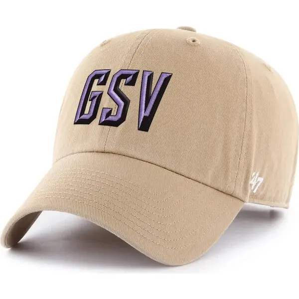 '47 Golden State Valkyries Logo Clean Up Adjustable Hat - Khaki