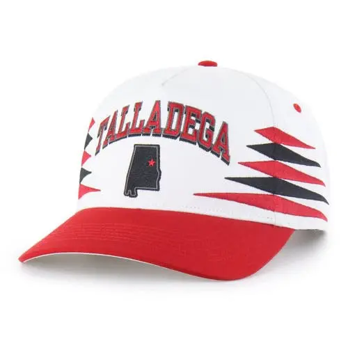 '47 Talladega Superspeedway Diamond Cut Hitch Adjustable Hat - White