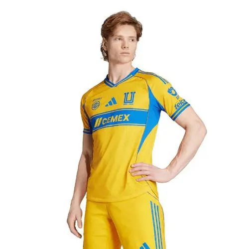 Adidas Tigres Uanl 2025/26 Home Authentic Jersey By