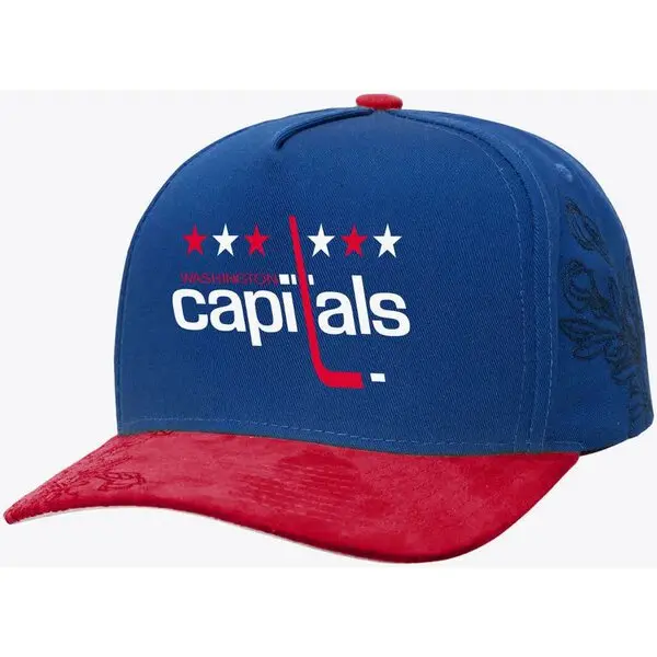 Mitchell & Ness Washington Capitals May Flowers Pro Crown Adjustable Hat