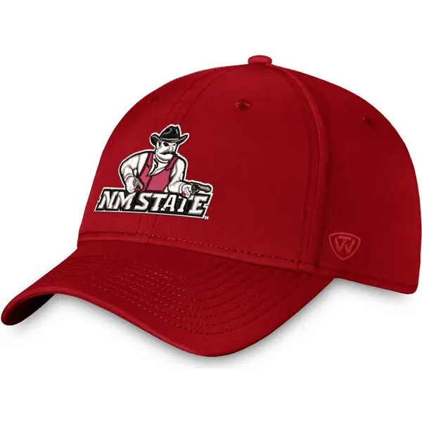 Top Of The World New Mexico State Aggies Reflex Flex Cap - Crimson