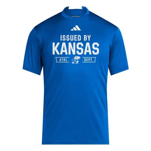Adidas Kansas Jayhawks 2025 Training Performance Team T-shirt