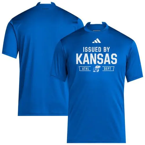Adidas Kansas Jayhawks 2025 Training Performance Team T-shirt