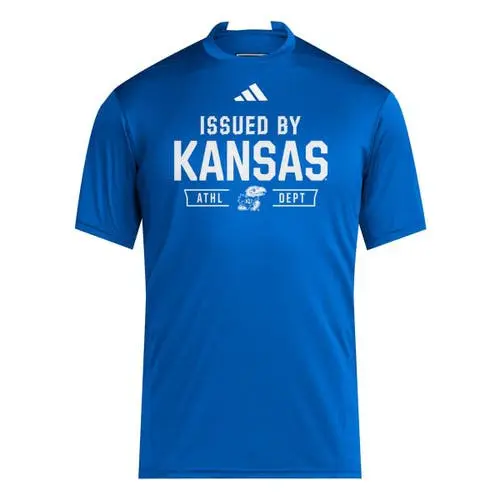 Adidas Kansas Jayhawks 2025 Training Performance Team T-shirt