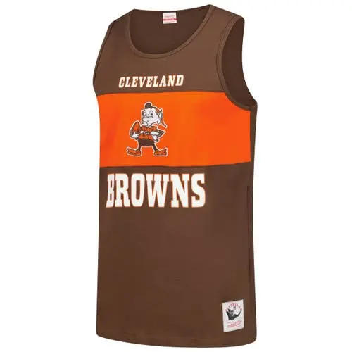Mitchell & Ness Cleveland S Retro Colorblock Tank Top