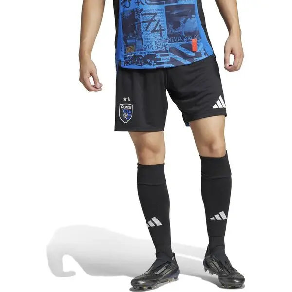 Adidas San Jose Earthquakes 2025 Headliner Authentic Shorts - Black