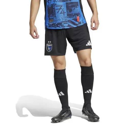 Adidas San Jose Earthquakes 2025 Headliner Authentic Shorts - Black