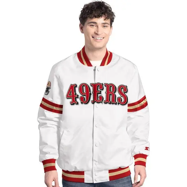 STARTER San Francisco 49ers Scout Varsity Jacket