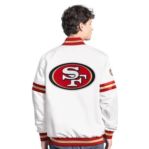STARTER San Francisco 49ers Scout Varsity Jacket