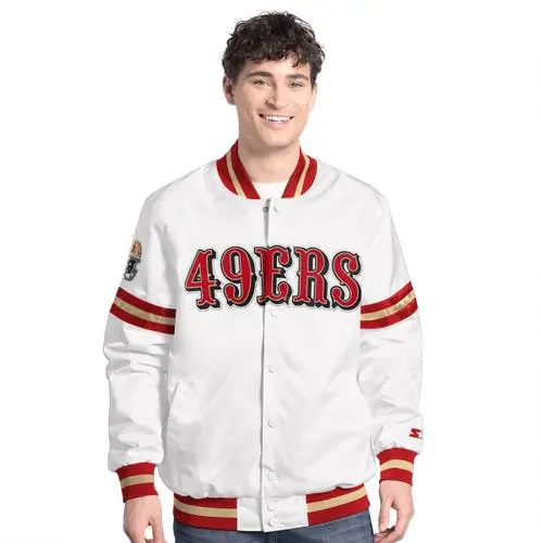STARTER San Francisco 49ers Scout Varsity Jacket